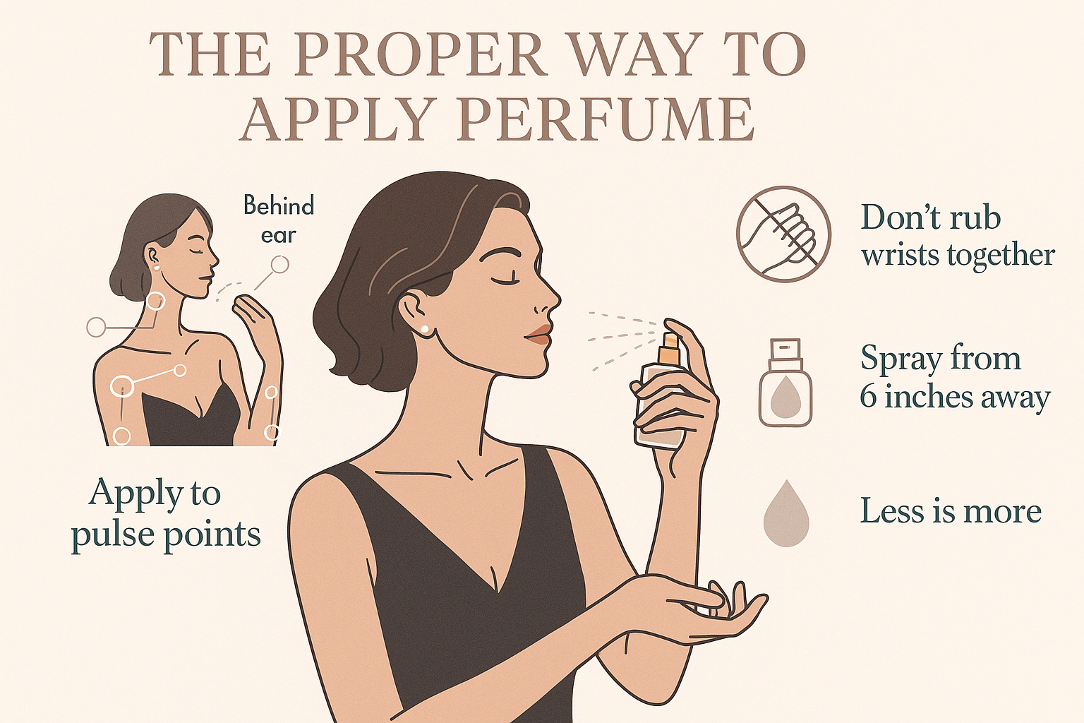 How to Apply Perfume the Right Way | Vela Maren